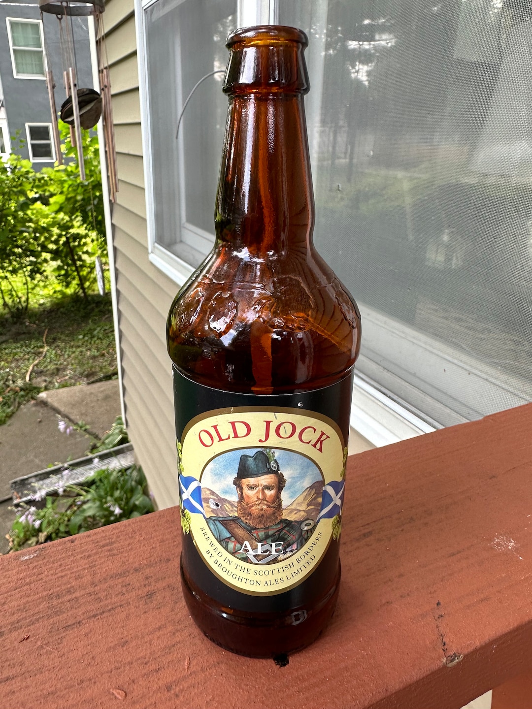 Older 90s Vintage "old Jock Ale" Beer Bottle~ Scotland Empty FREE SHIP ...