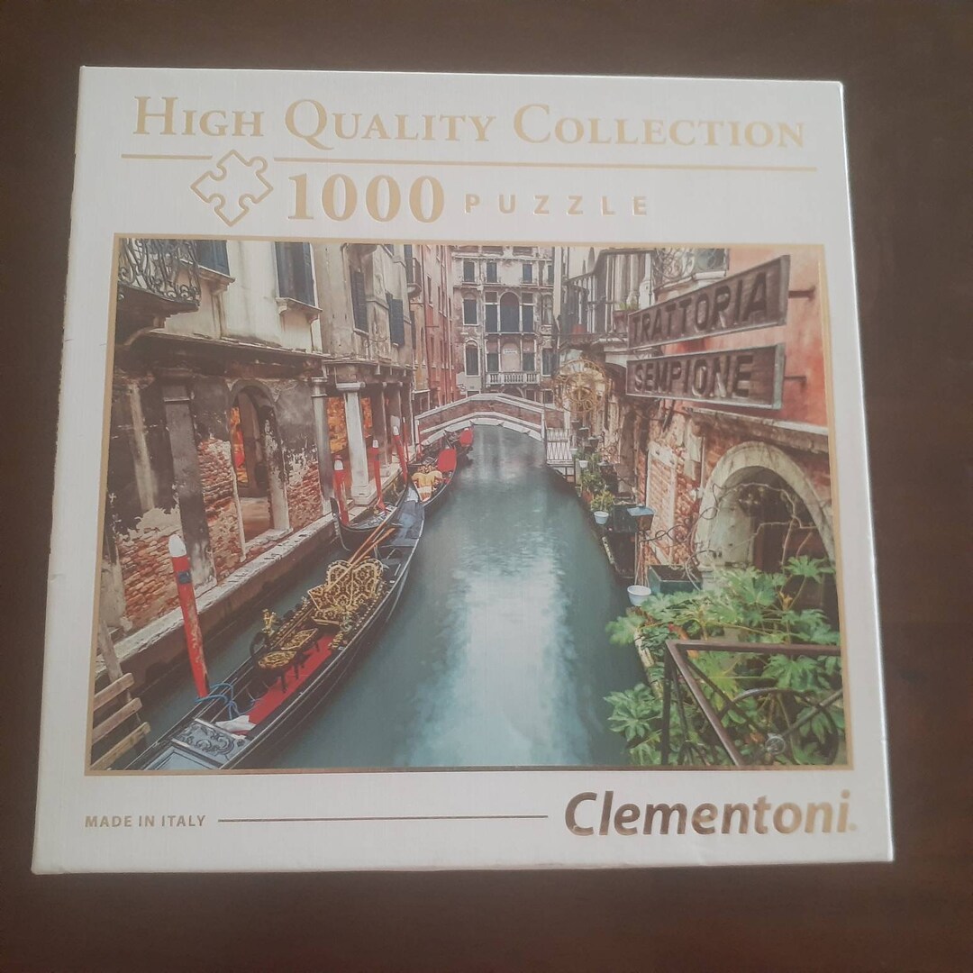 Clementoni Italy 1000 Pc Puzzle venice Canal NIB - Etsy UK