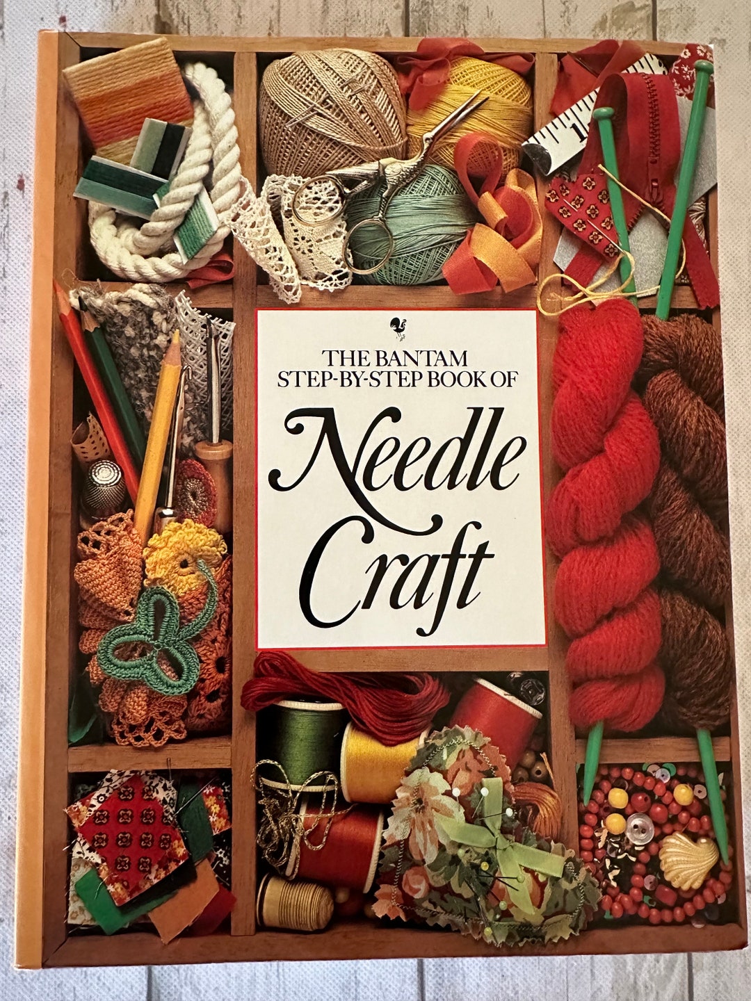 1980 the Bantam Step by Step Needle Craft Macrame/needlepoint/knitting ...