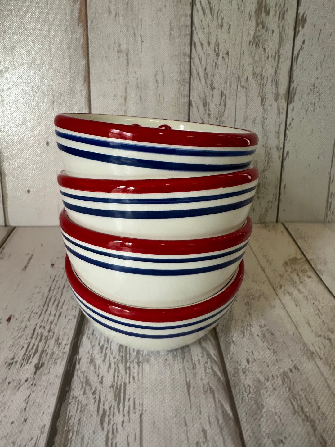 Sonoma Nantucket Collection 4 3/8" Berry/sauce/dessert Bowls~ Set of 4 ...