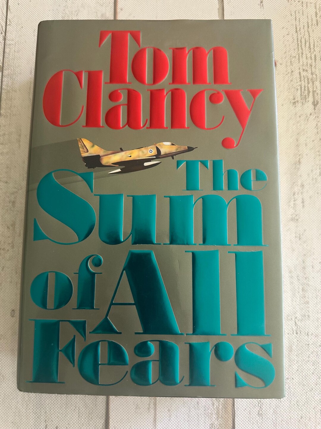 Tom Clancy the Sum of All Fears~ 1st Edition 1991 Hardcover W ...