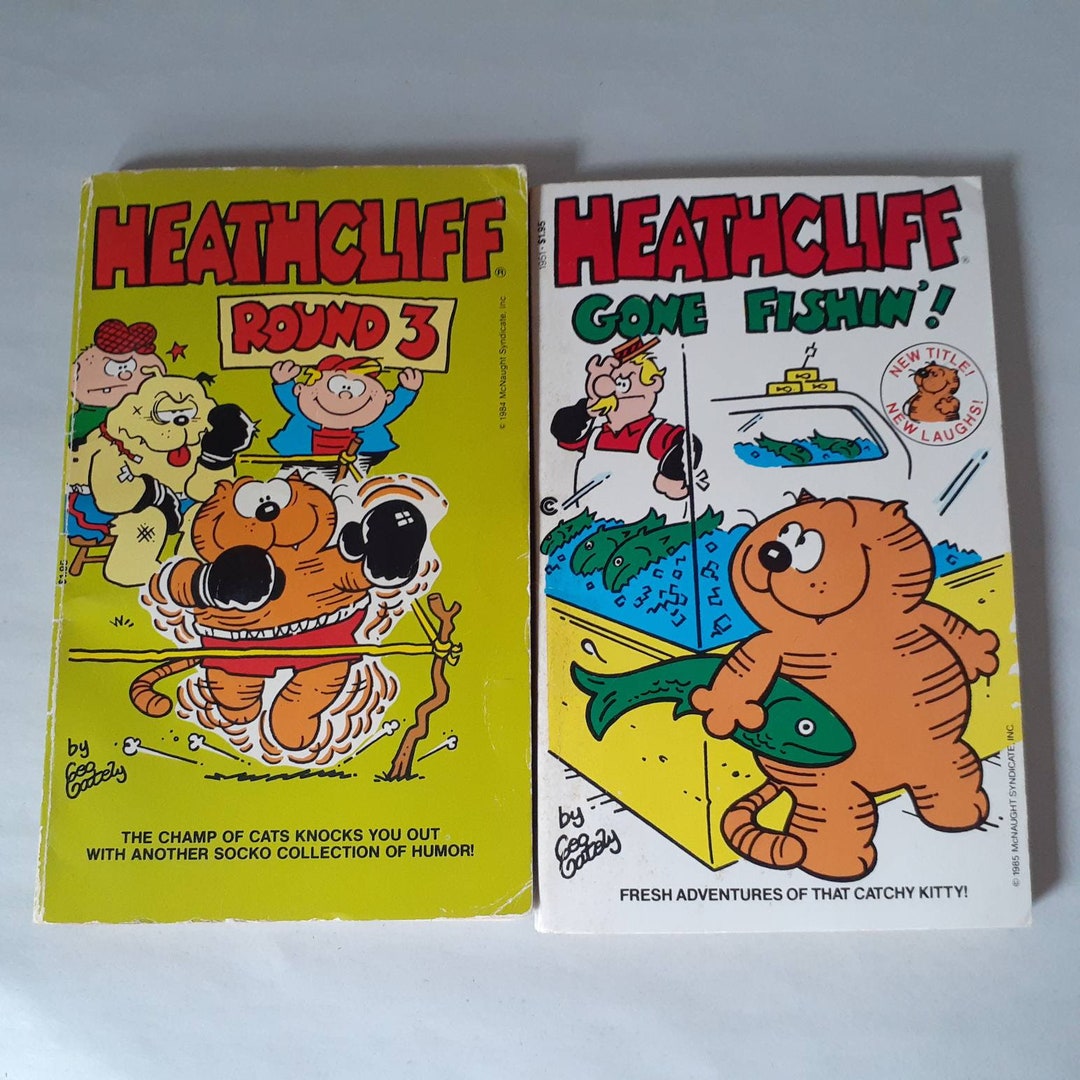 Healthcliff Mini Paper Comics~ Mid 80's~ "round 3 Gone Fishin" ~ FREE ...