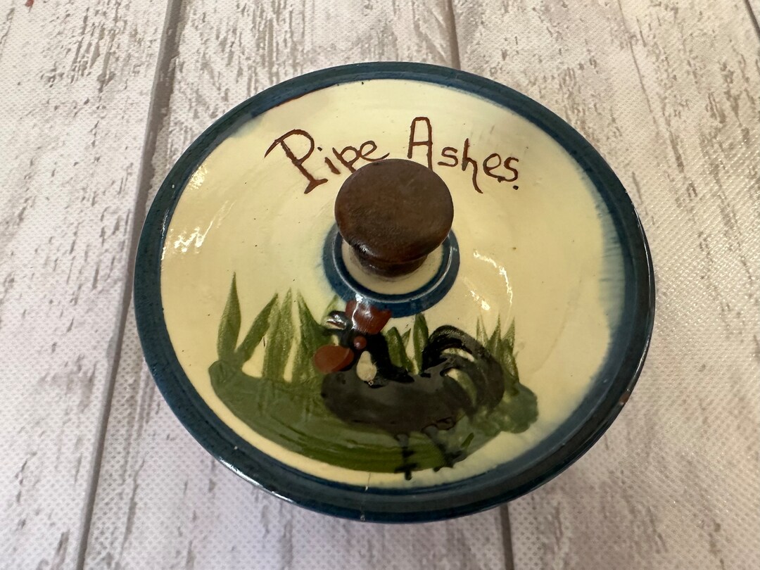 Vintage Torquay pipe Ashes Hand Painted Piece - Etsy