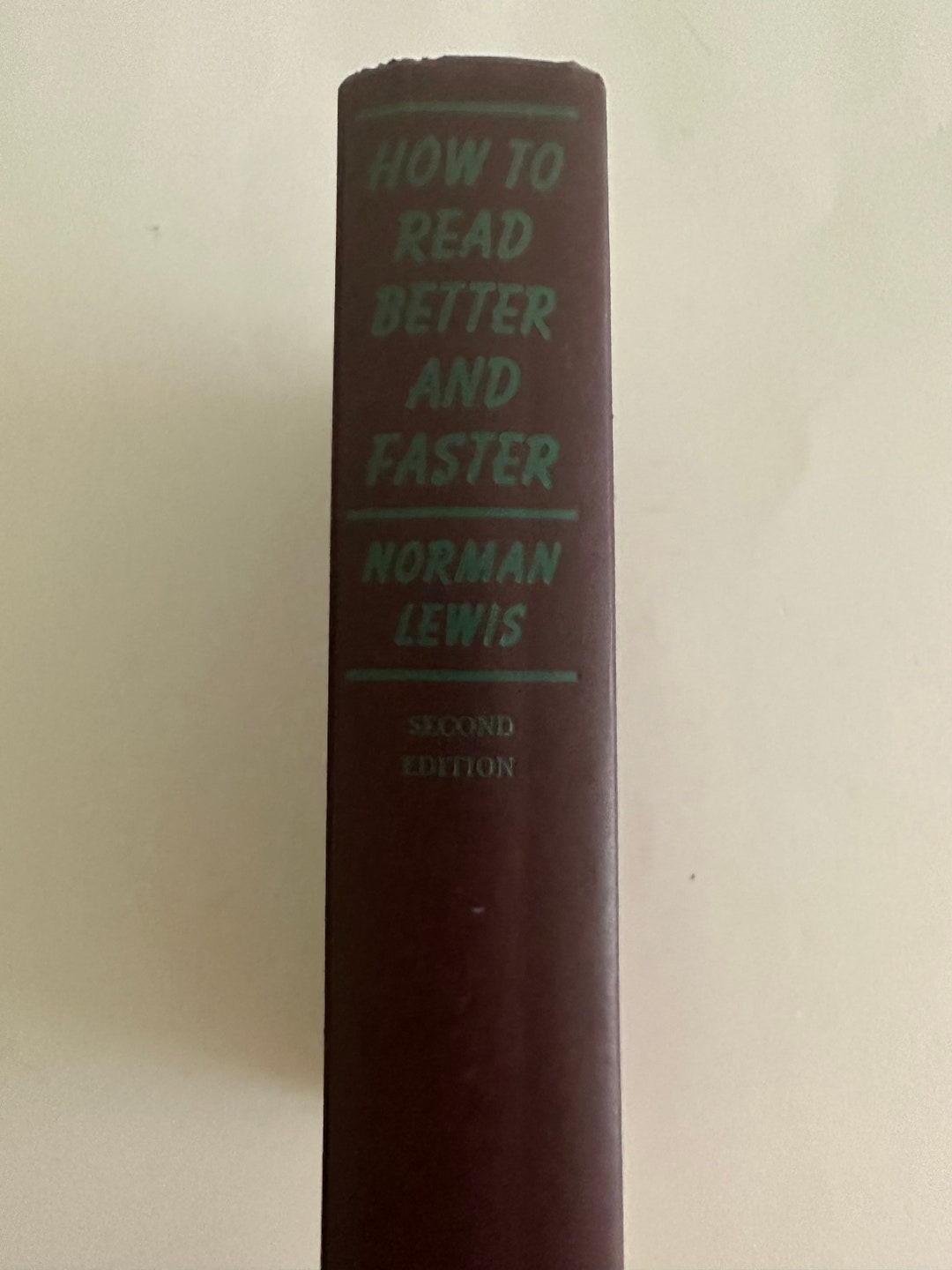 How to Read Better and Faster Norman Lewis 1951 Hardcover FREE SHIPPING ...