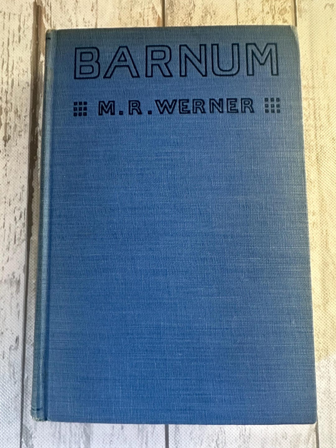 BARNUM 1924 Hardcover Biography Illustrated Very Good Condition PT Barnum Circus History FREE ...