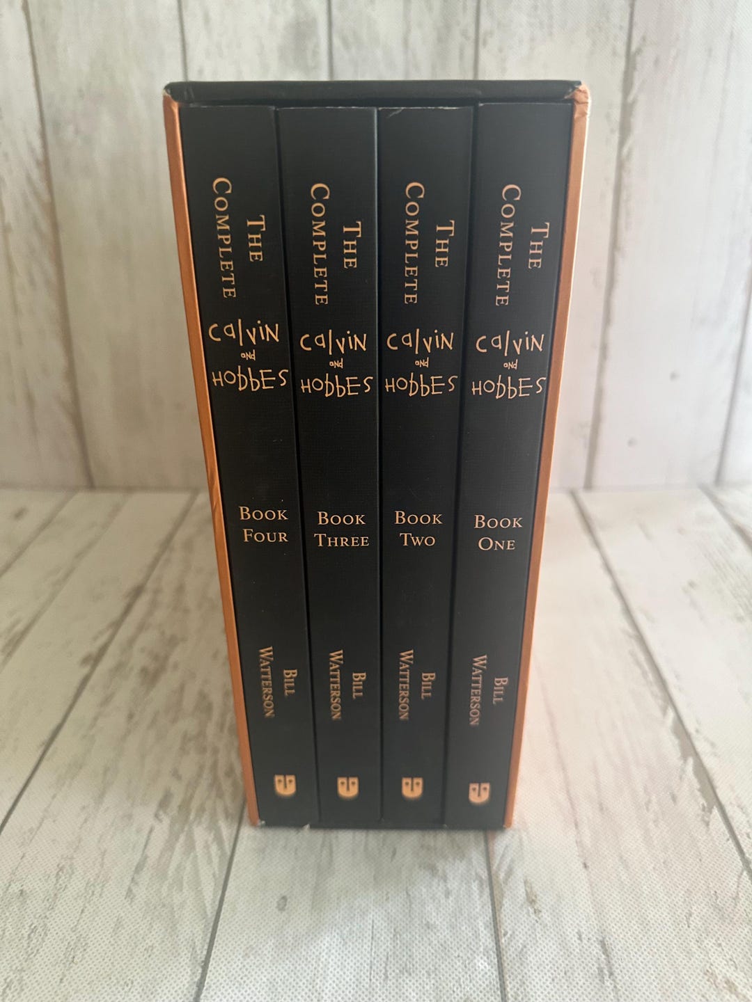 The Complete Calvin and Hobbes~ Four Book Set in Slipcase~ Excellent ...