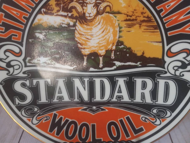 Standard Oil Company Standard Wool Oil Collectors Plate 1984 - Etsy