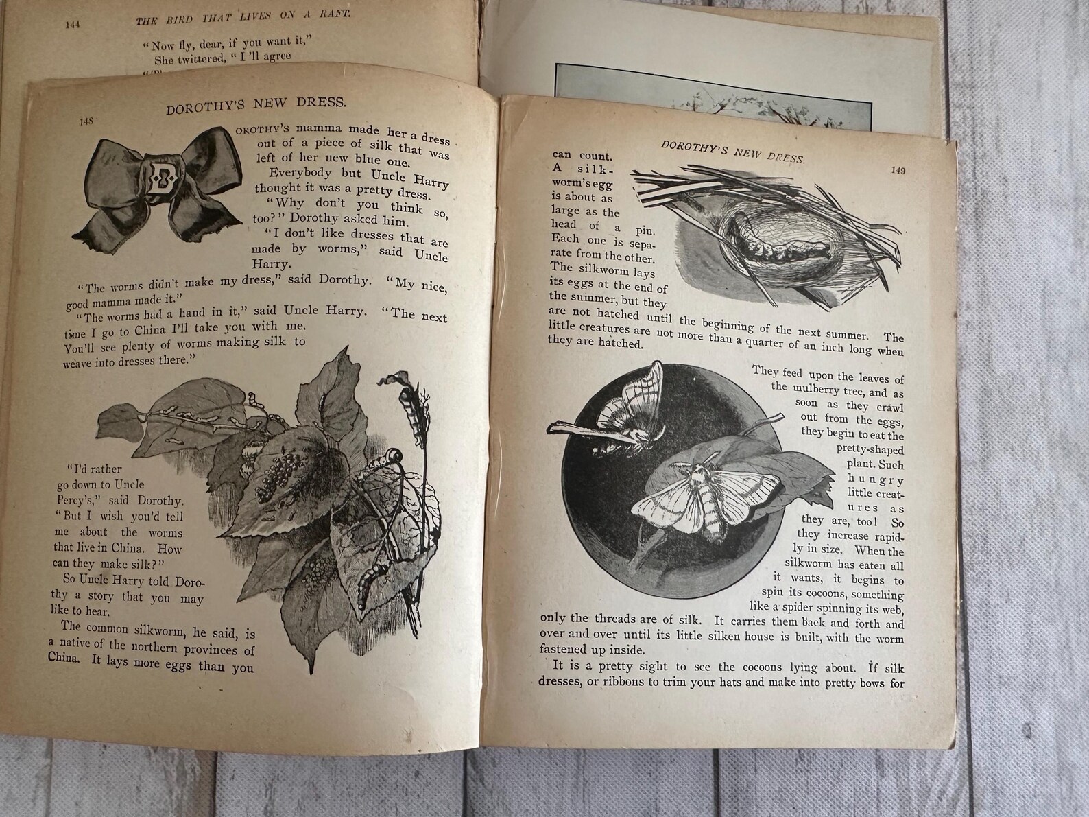 Mother's Yellow Fairy Tale Book ~ Antiquarian Hardcover 1905~ Worn ...