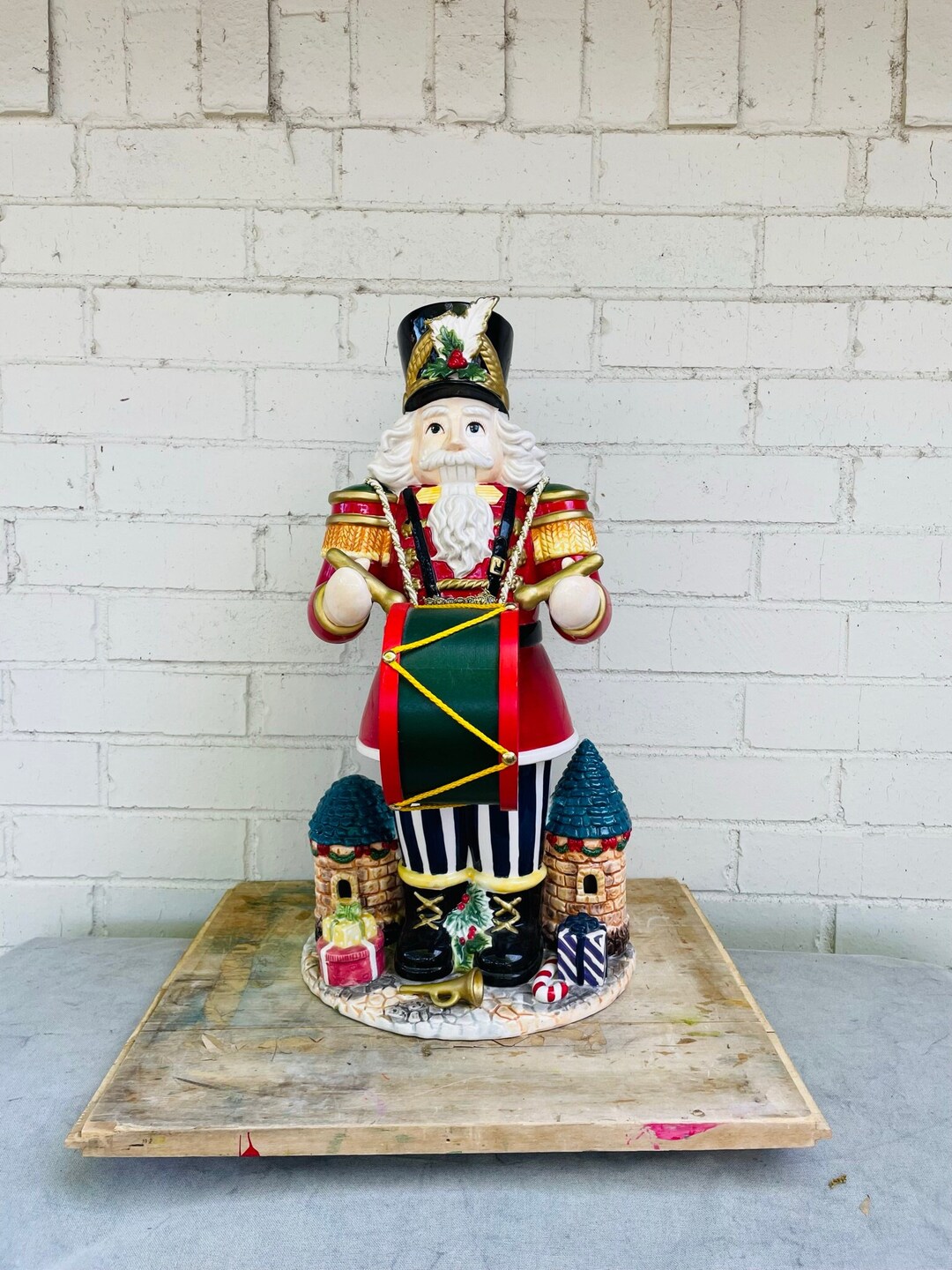 Vintage Nutcracker- Ceramic Nutcracker - Christmas Decoration - Vintage ...