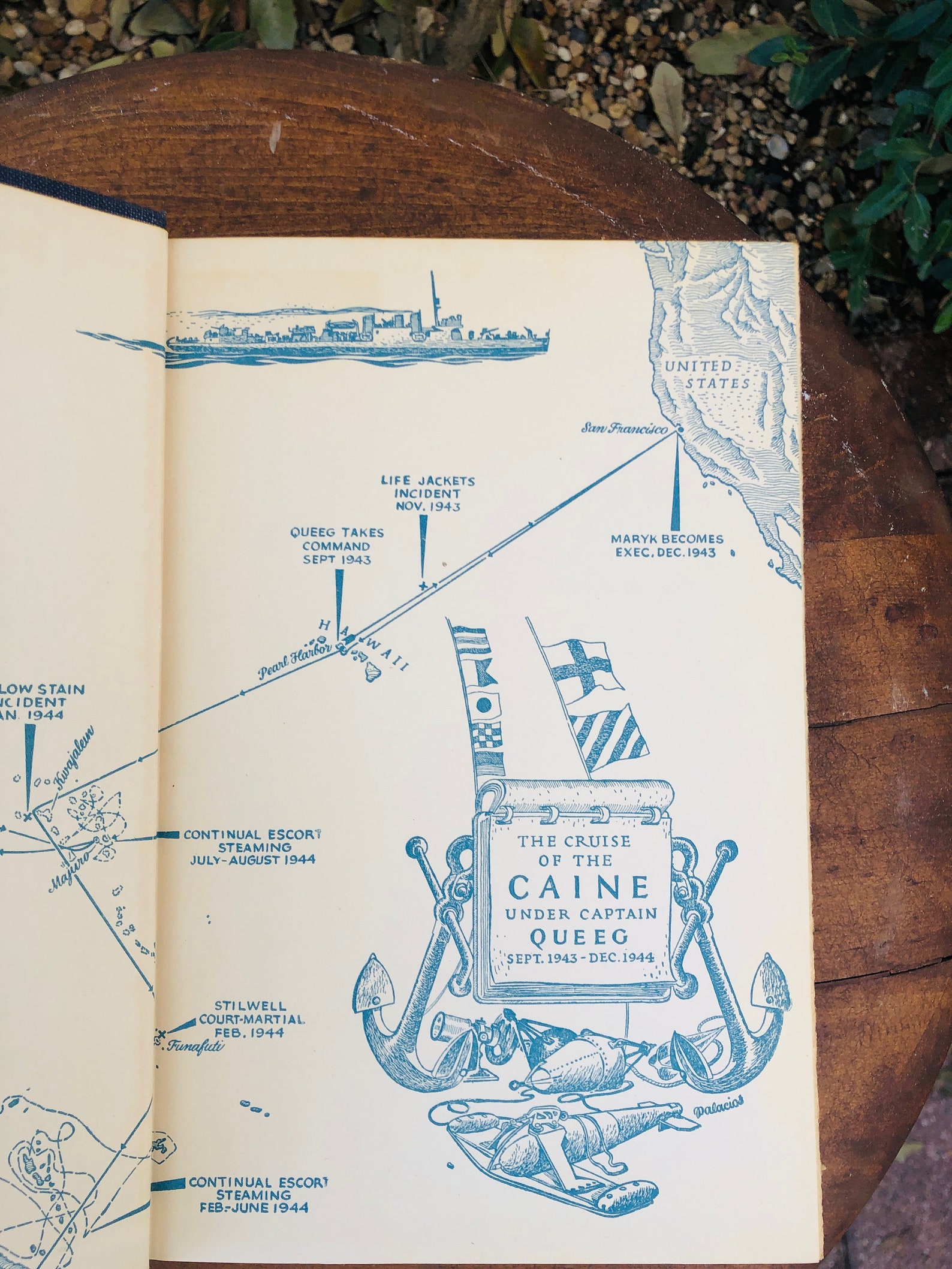 Vintage Hardback Book The Caine Mutiny Herman Wouk World | Etsy