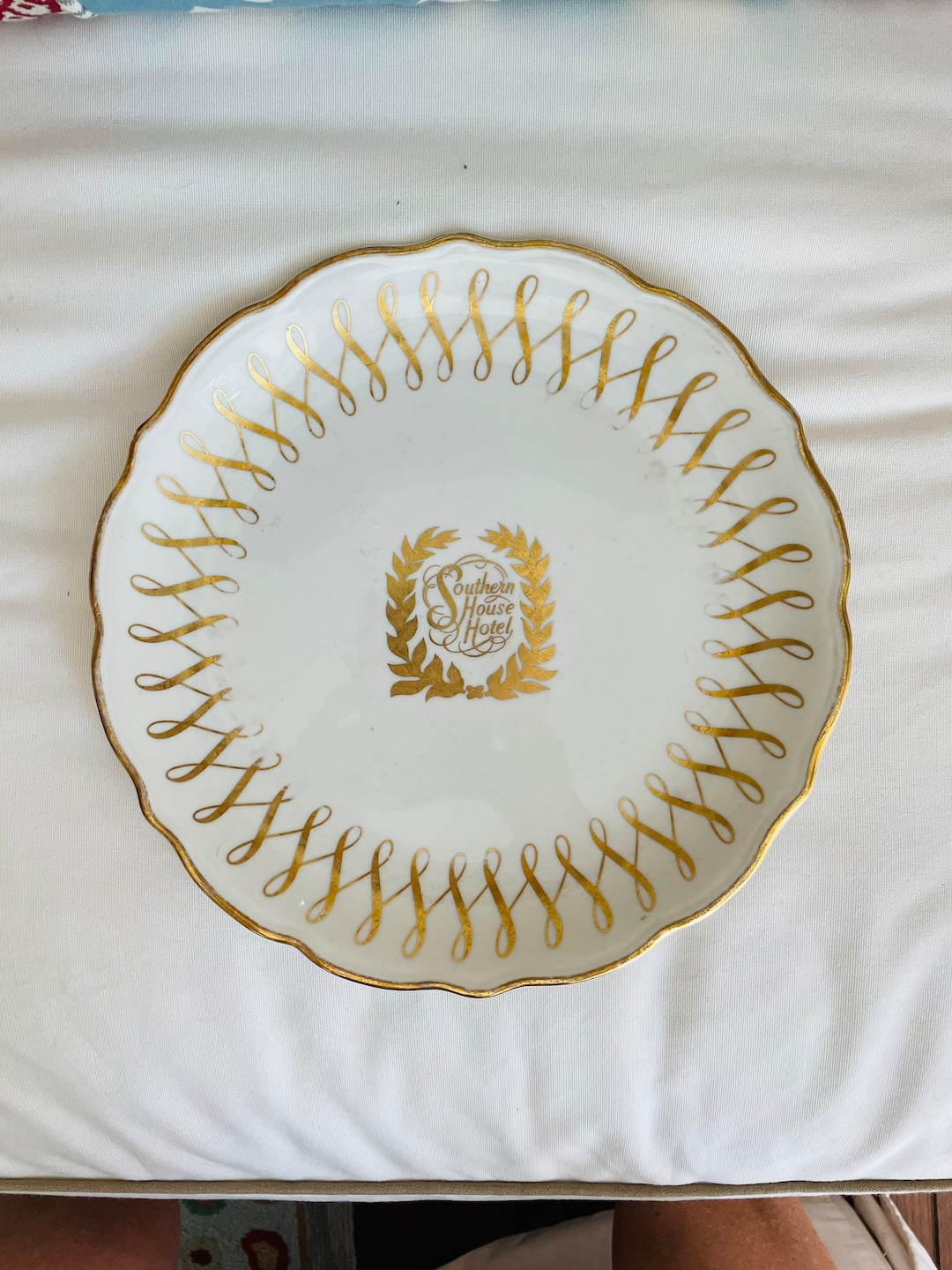 Vintage Hotel China Dinner Plate- Southern - House Hotel - Etsy