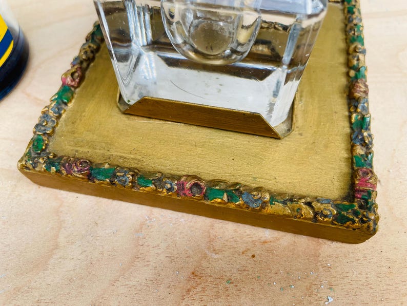 Vintage Ink Well - Letter Writing - Stationary - Brass Ink Well - Etsy