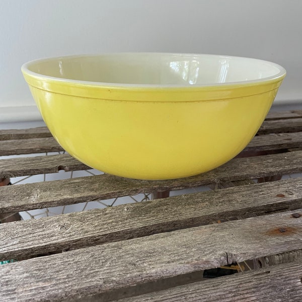 Yellow Mixing Bowl - Etsy