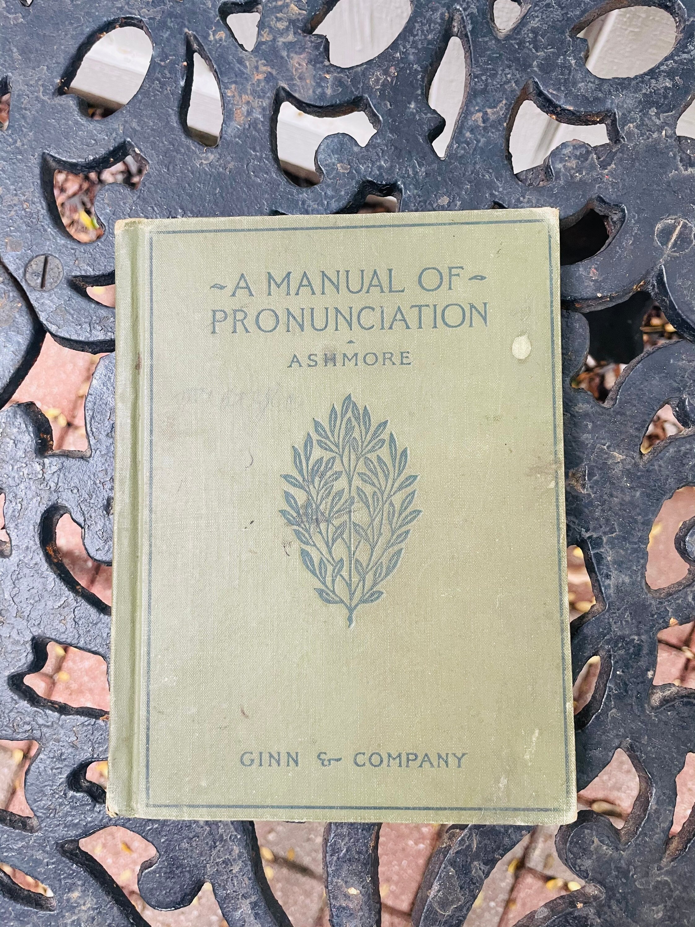 Antique School Books Vintage Book Collection light Colored - Etsy