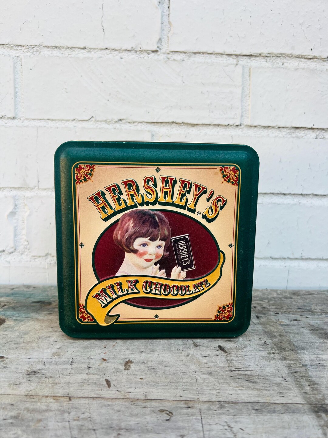 Vintage Hershey's Metal Tin - General Store - Decoration- Metal Candy ...