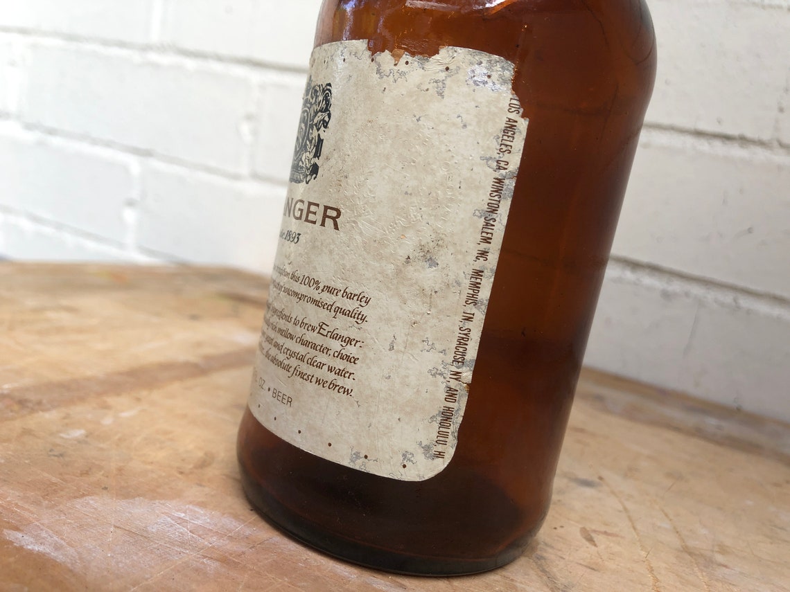 Vintage Beer Bottle Jos Schlitz Brewing Erlanger 1893 | Etsy