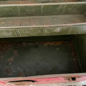 Red Metal Toolbox - Storage Box - Etsy