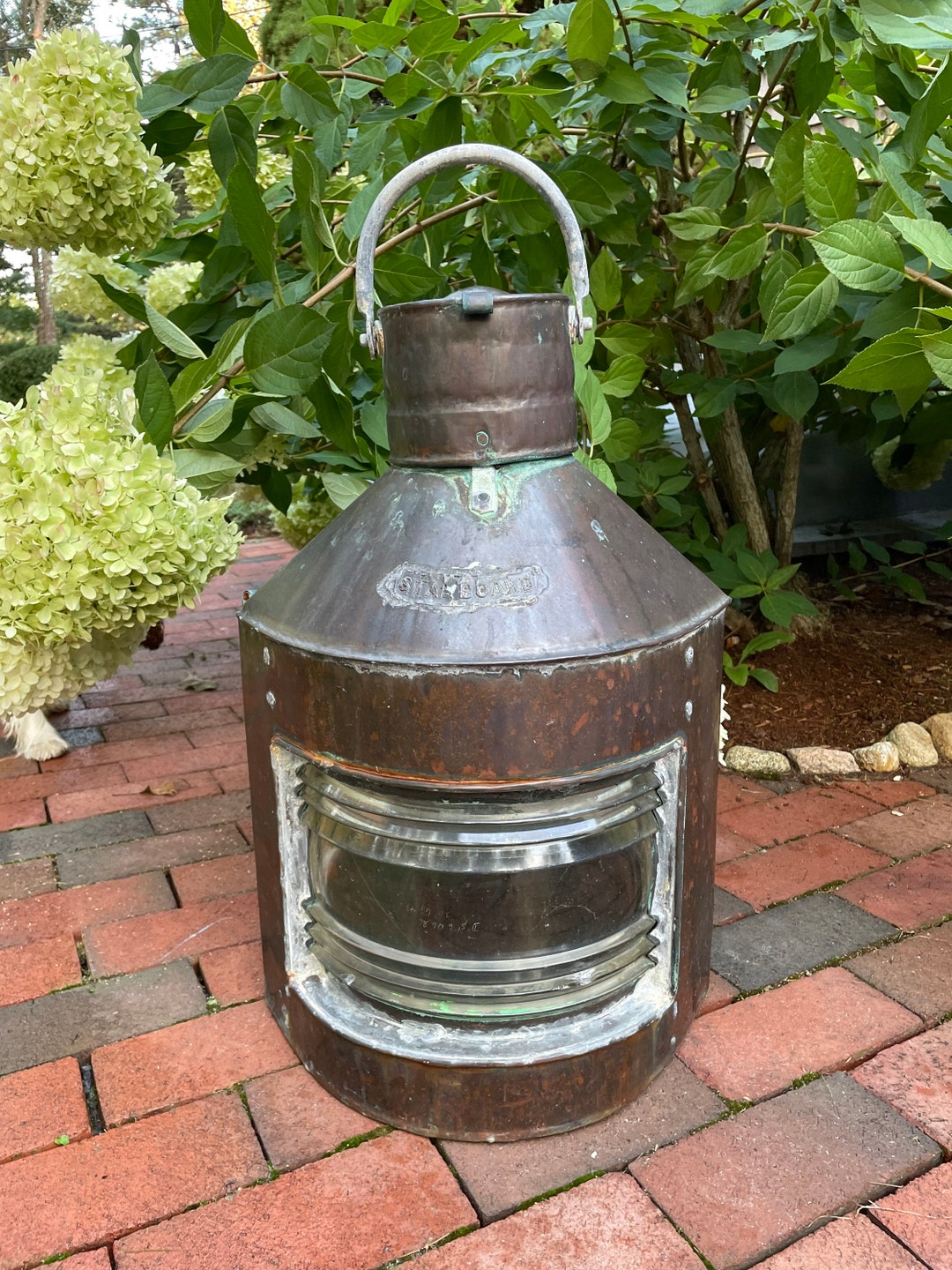 Vintage Lamp - Vintage Lantern- Ship Signal Lamp - Nautical - Salvage ...