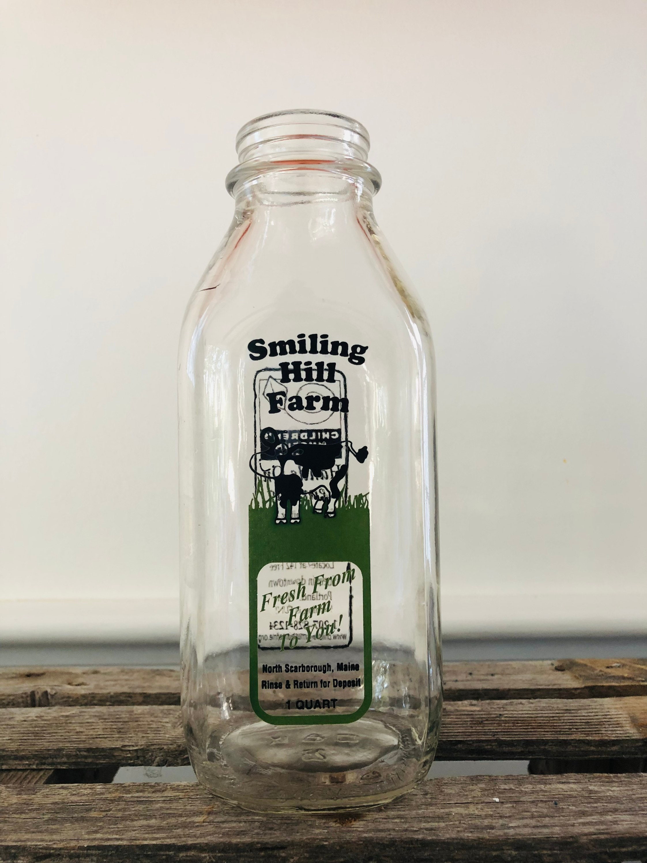Milk Bottle Dairy Bottle Cow Milk Kitchen Decor | Etsy