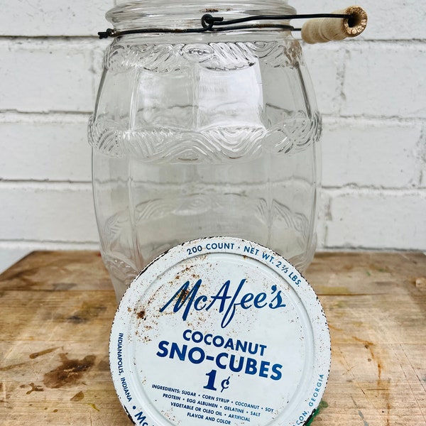 Vintage Candy Jar - Etsy