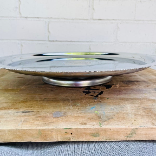 Silver Cake Stand - Etsy