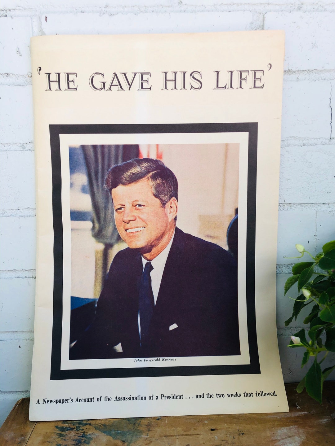 John F. Kennedy JFK Collection of Newspaper Articles Post Assassination ...