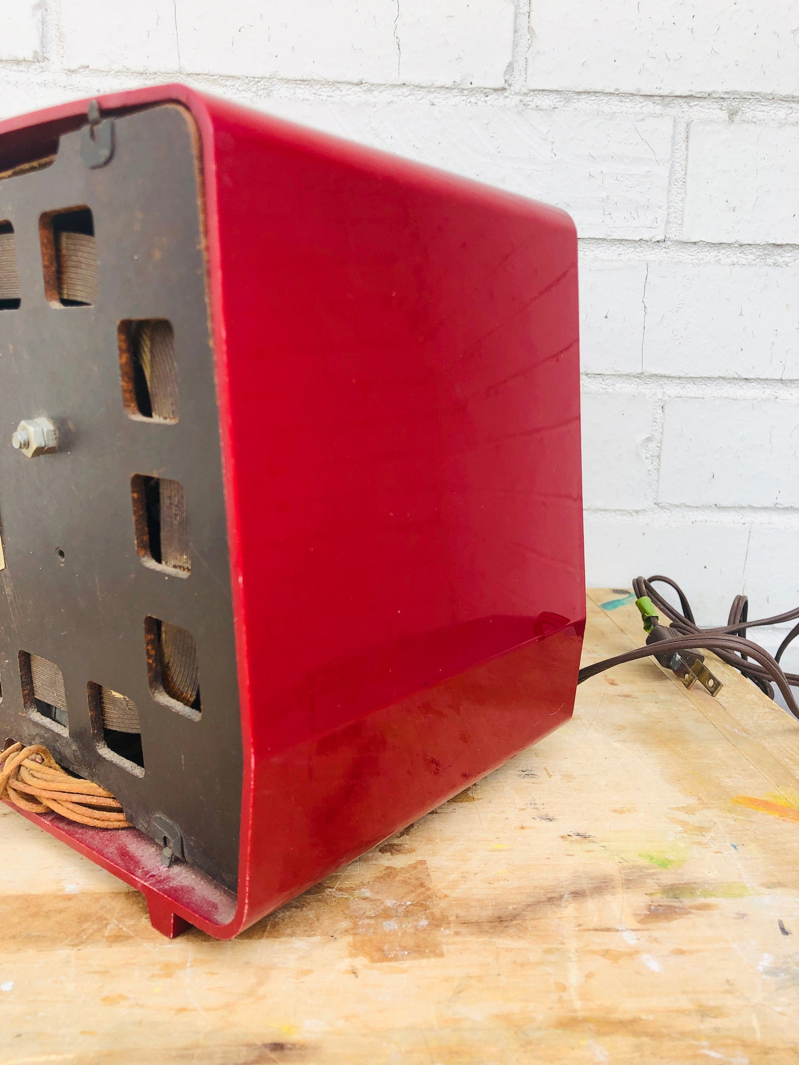 RCA Victor Red Radio Vintage Electric With Cord - Etsy