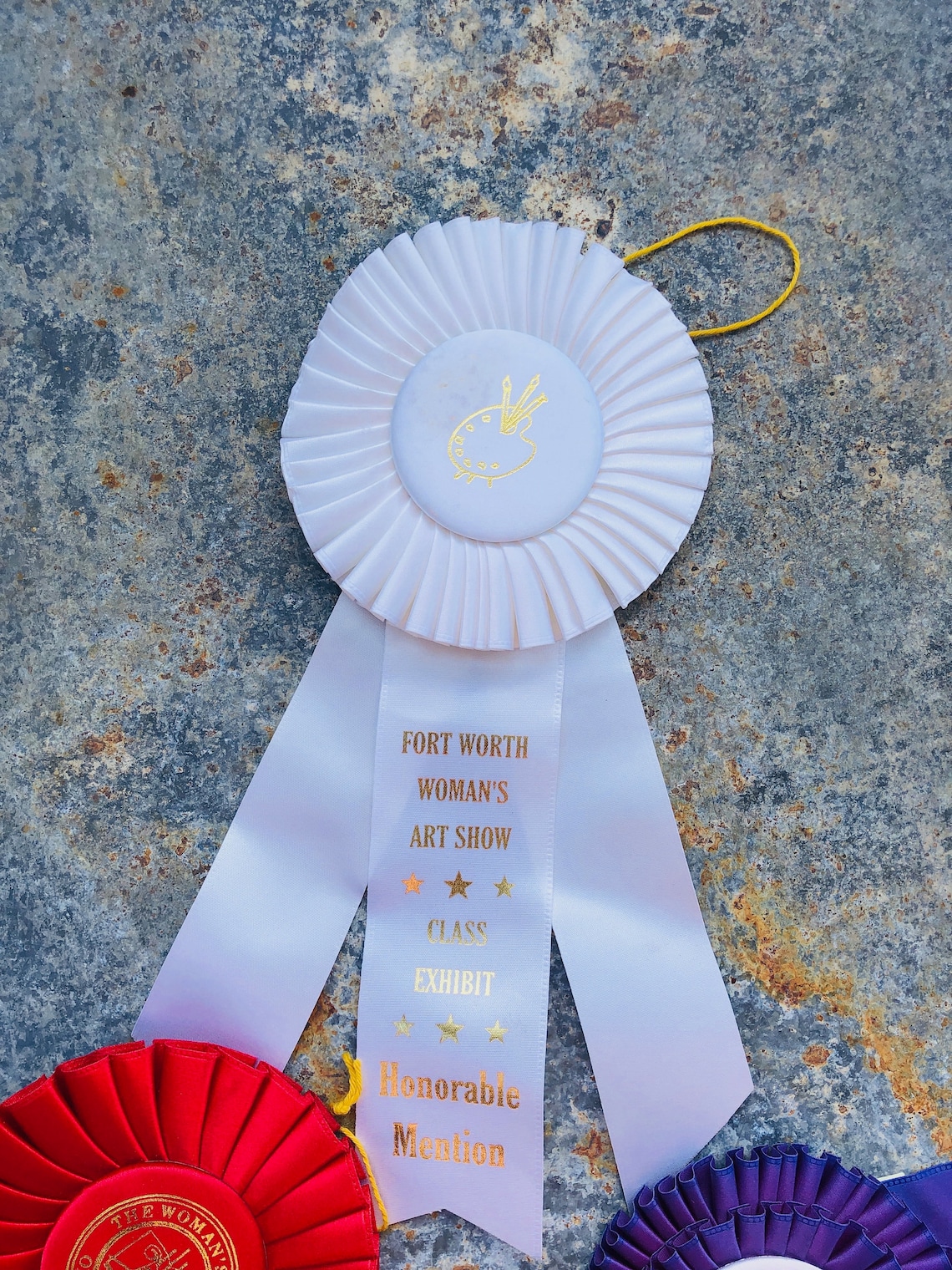 Satin Award Ribbons Trophy Award Art Ribbons Artist - Etsy