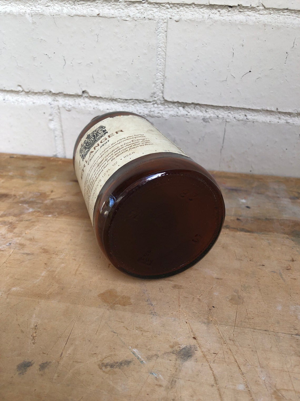 Vintage Beer Bottle Jos Schlitz Brewing Erlanger 1893 | Etsy