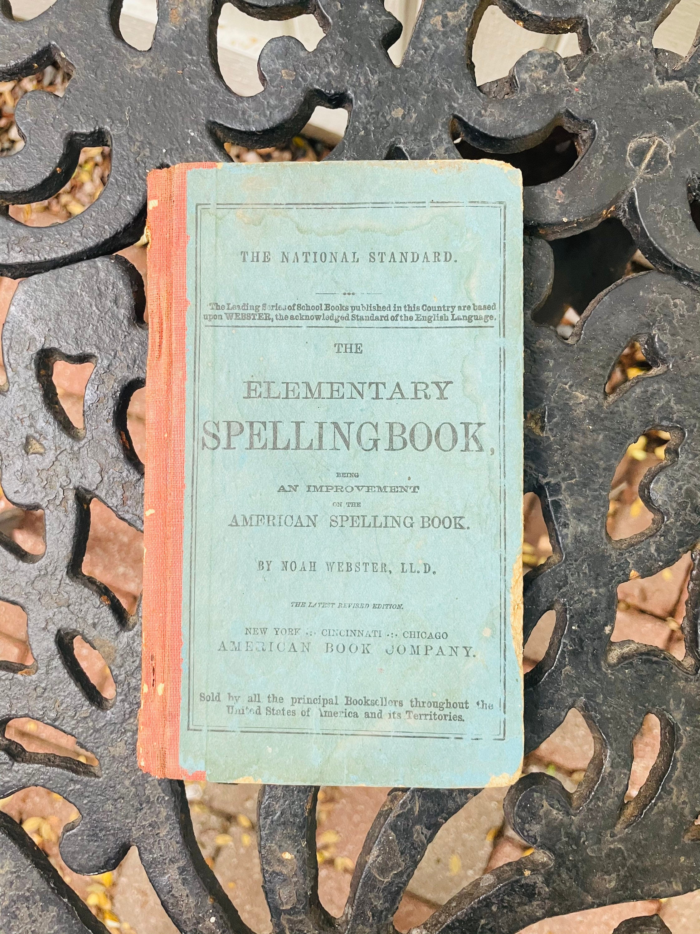 Antique School Books Vintage Book Collection light Colored - Etsy