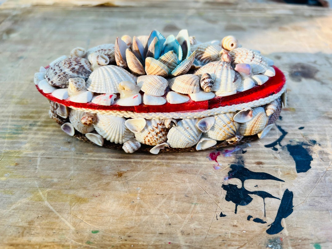 Vintage Sailor’s Valentine Box-jewelry Box-gift Box- Seashell-nautical ...
