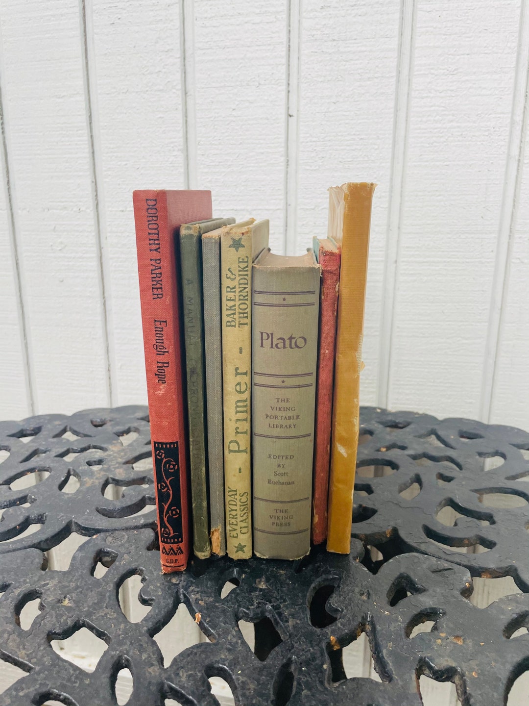 Antique School Books - Vintage Book Collection -light Colored Books - Etsy