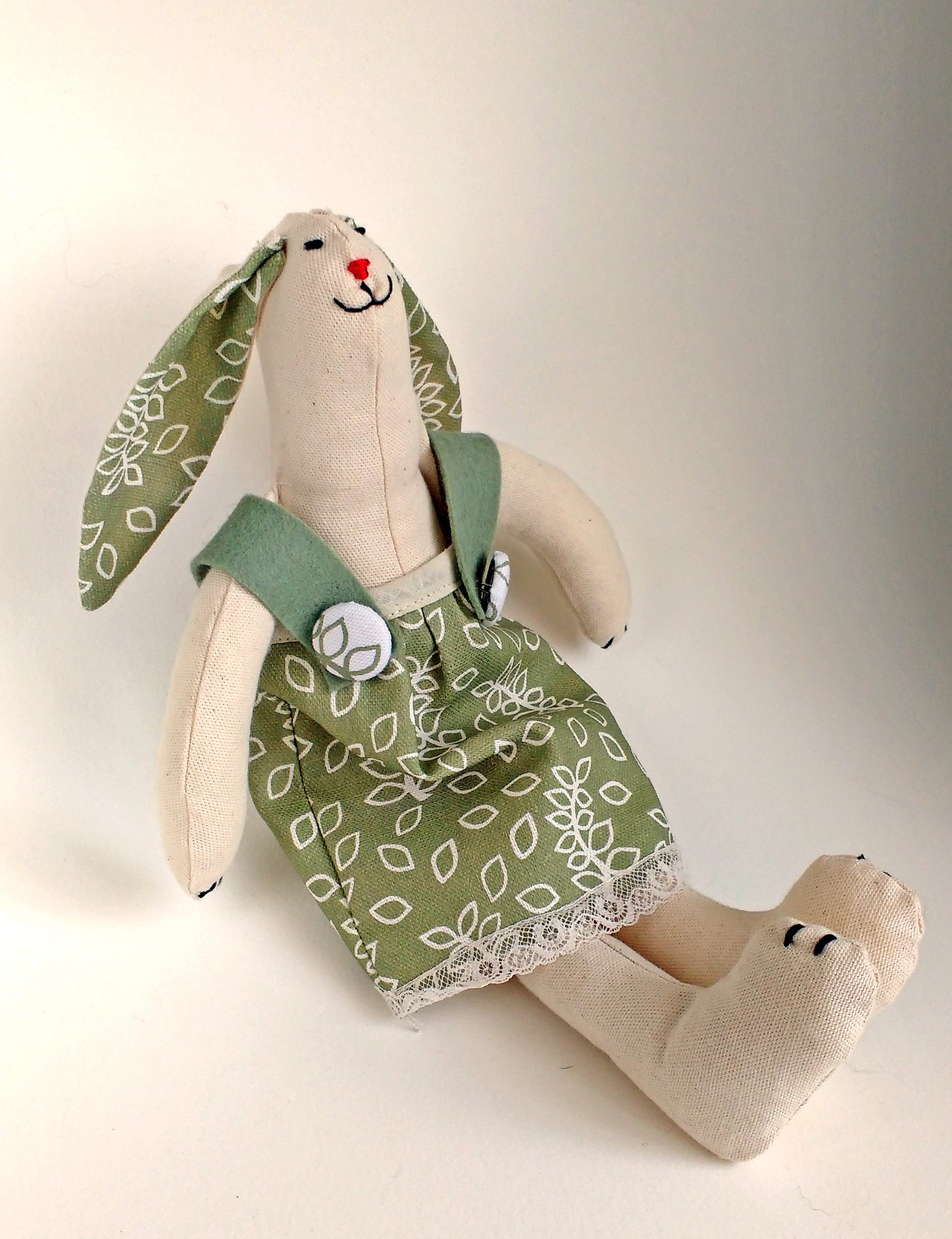 Bunny Rabbit Sewing Pdf Pattern, Pattern and Instructions for Fabric ...