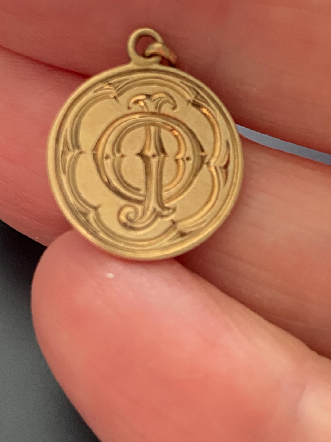 Antique Gold Love Token - Etsy