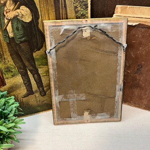 Antique Picture Frame Wooden Sepia Man Picture - Etsy