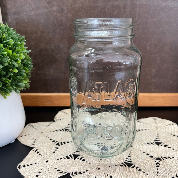 Atlas Mason Jar - Etsy