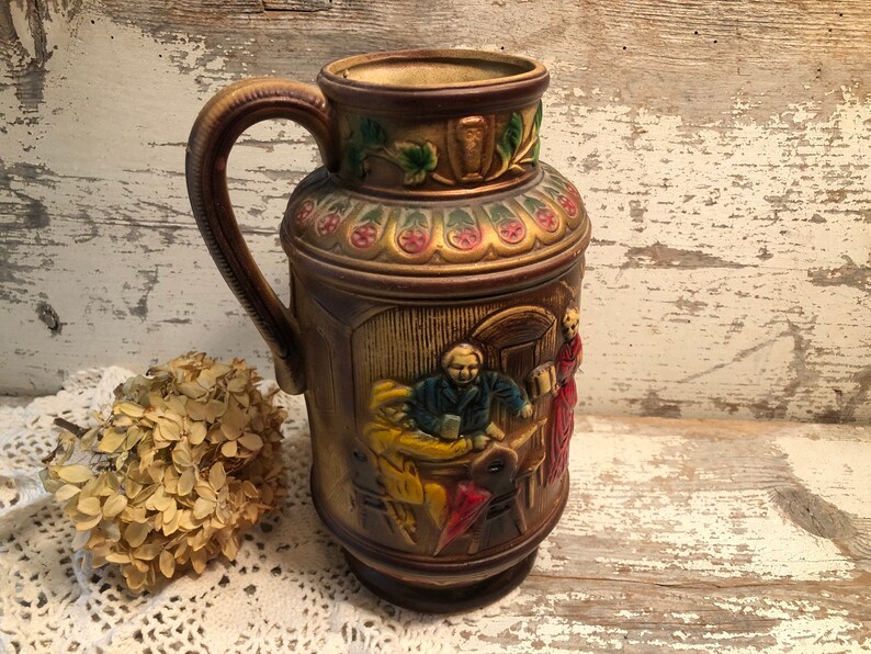 Large Ceramic Pitcher Jug Made in Japan - Etsy