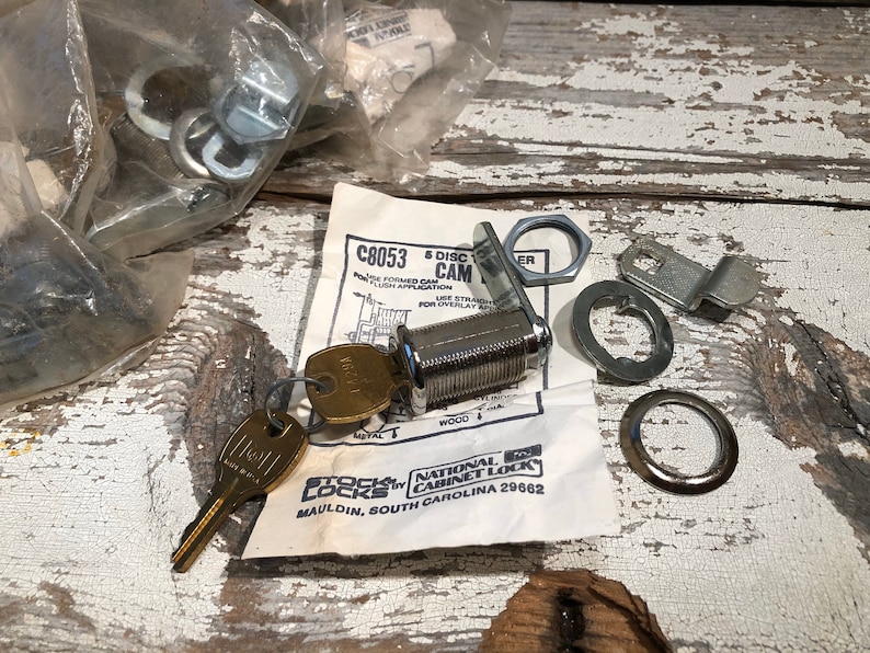 NOS 5 Disc Tumbler Cam Lock Stock Locks - Etsy