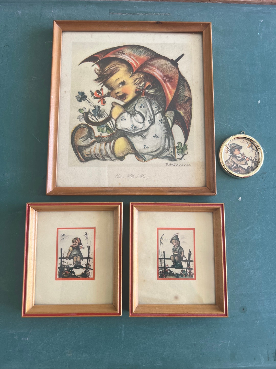 Hummel Picture Set of Four 1940's - Etsy