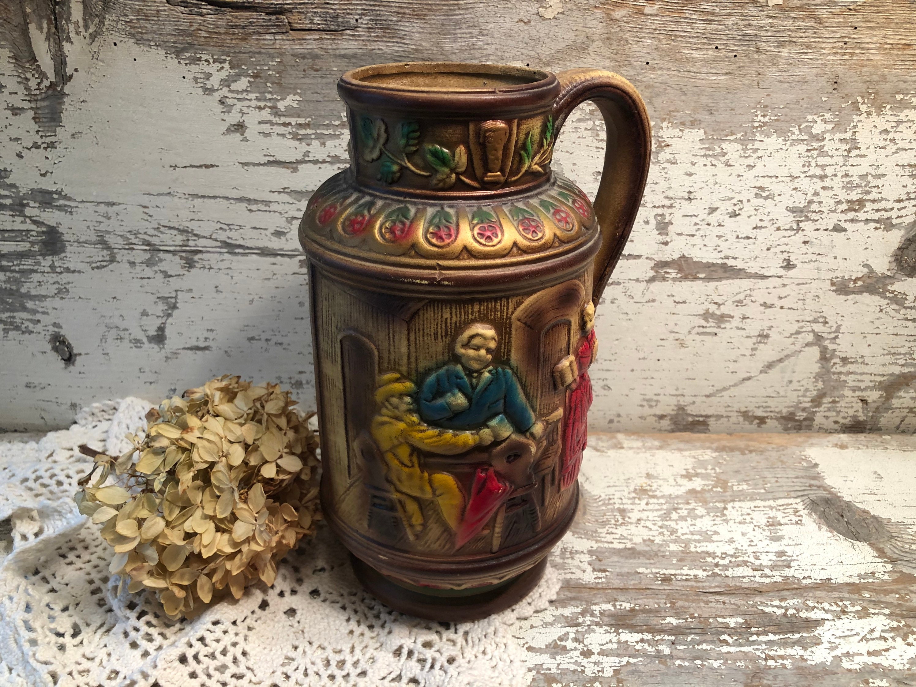 Large Ceramic Pitcher Jug Made in Japan | Etsy