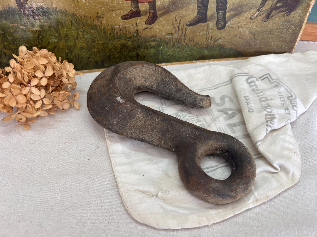 Antique Hook Pulling Logging Chain - Etsy