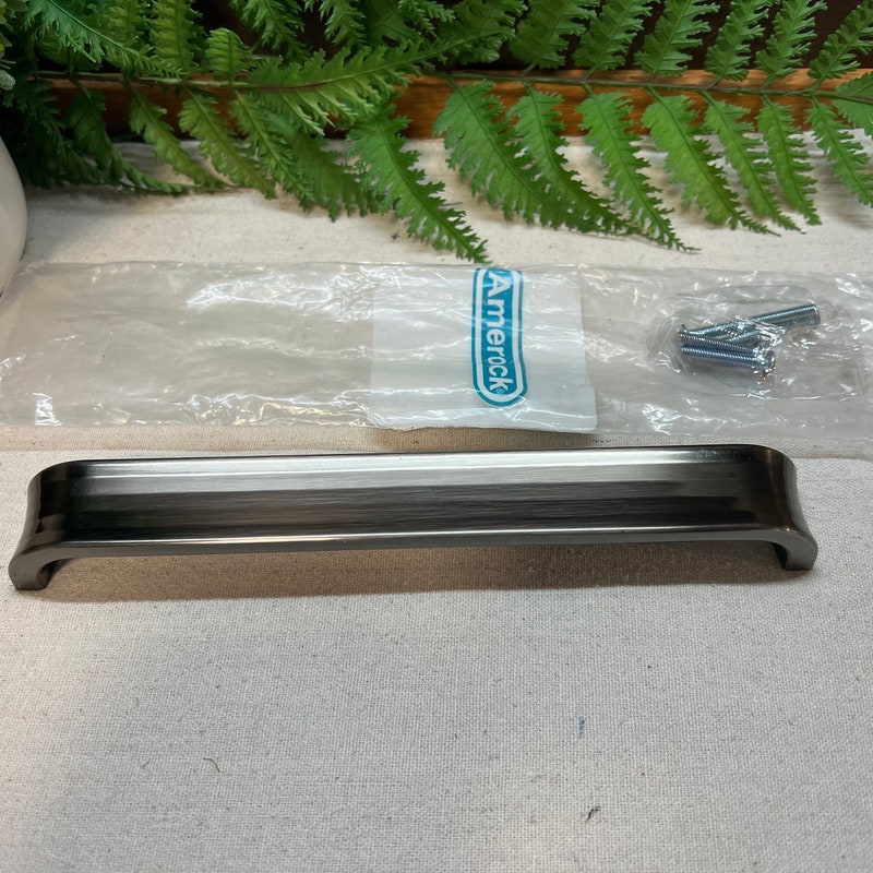 Gunmetal Drawer Pull - Etsy