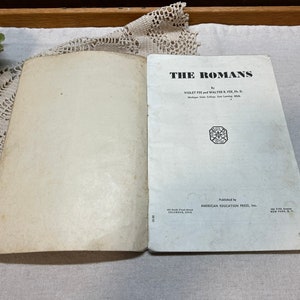 Romans Unit Study Book Pamphlet 1934 - Etsy
