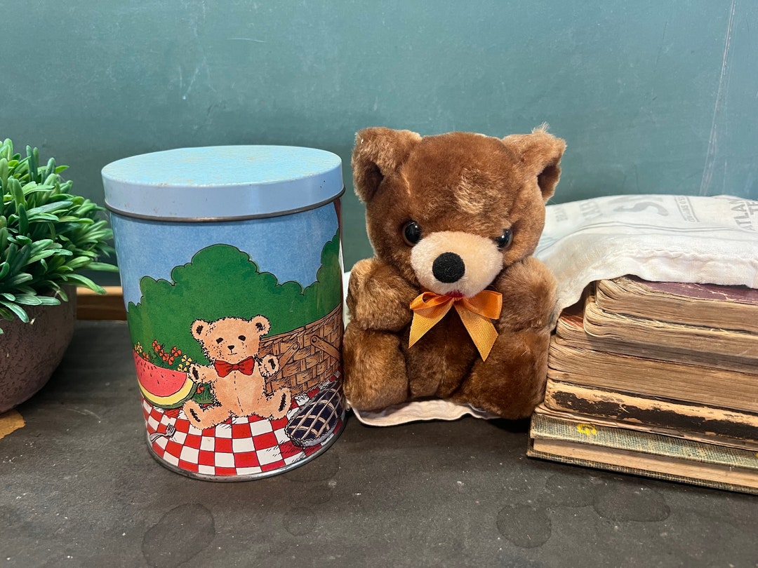 Mary Meyer Teddy Bear in a Tin - Etsy