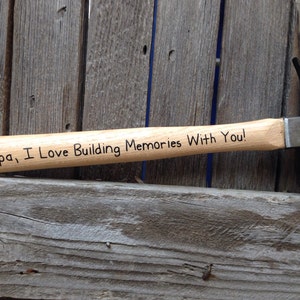 Fathers Day Gift From Son I Love Building Memories With You Hammer Gift ...