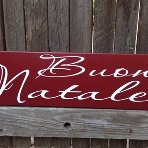 Buon Natale Italian Christmas Decor Holiday Decor Italy Merry Christmas ...