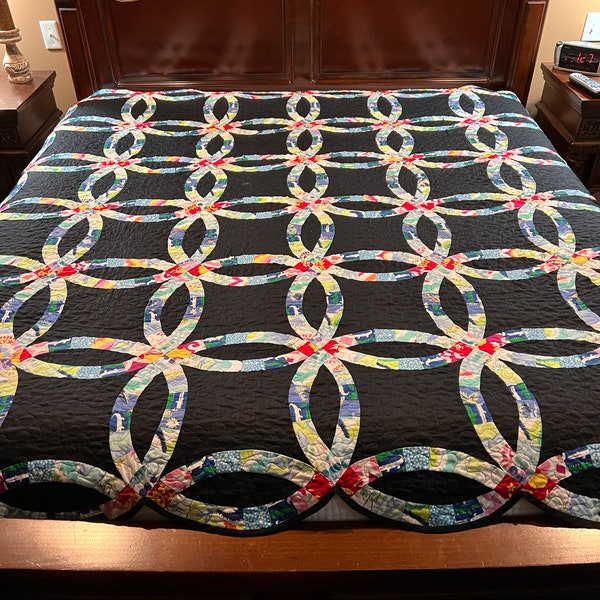 Wedding Ring Quilt - Etsy