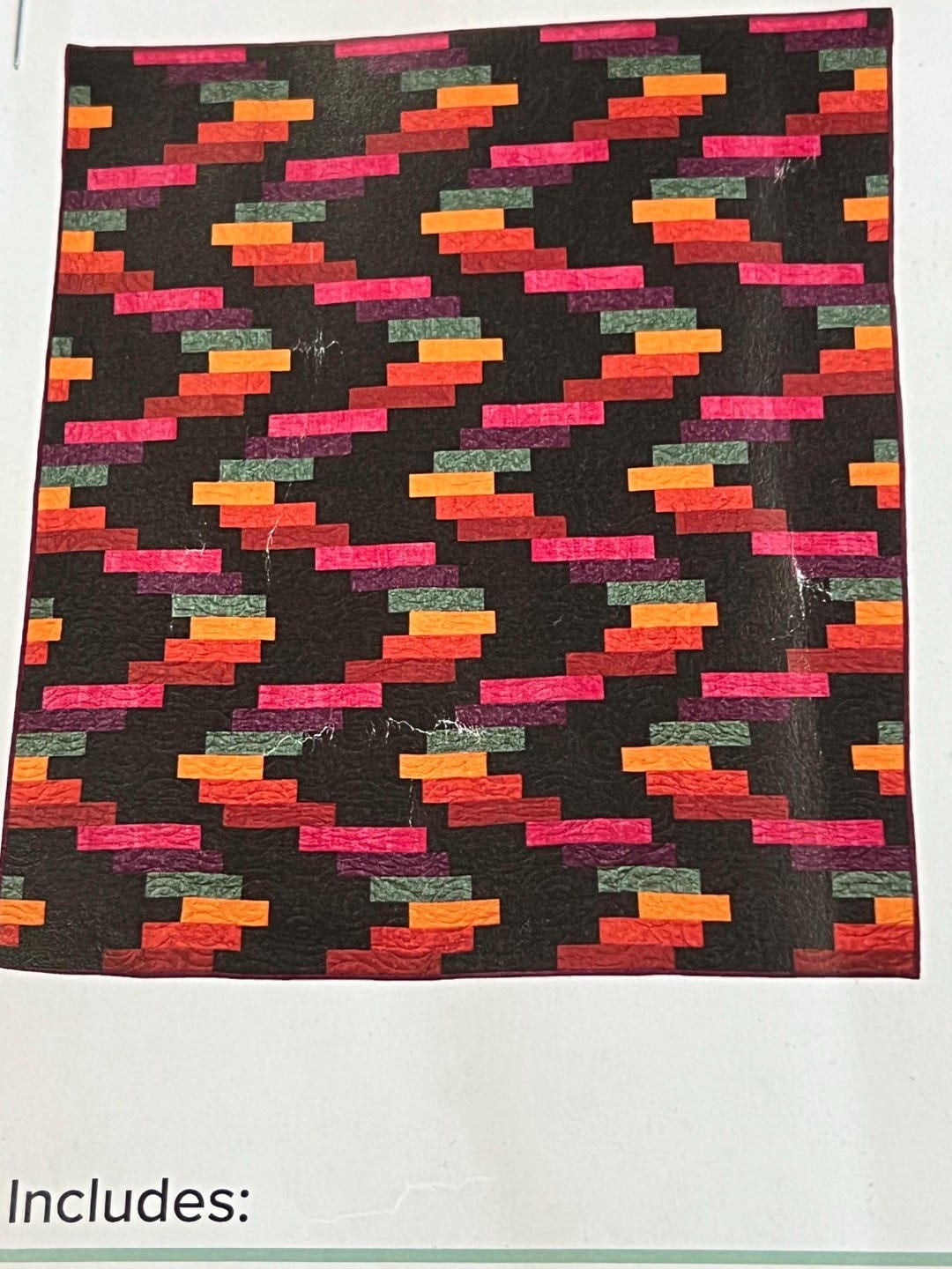 Quilt Kit for “swerve” Using the Warm and Cozy for Winter Collection by ...