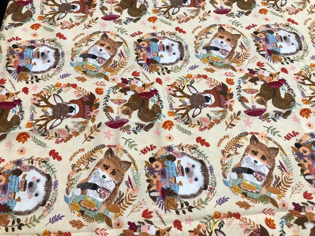 Autumn Friends by Mia Charro for Free Spirit Fabrics-100% Cotton-3/4 ...
