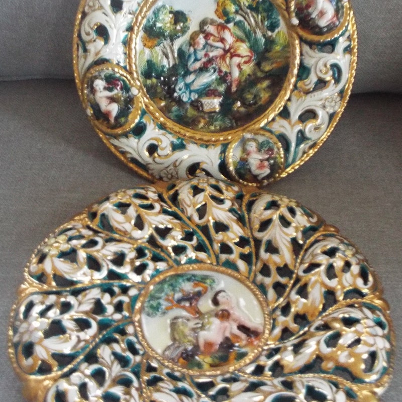 Italian Wall Plates - Etsy